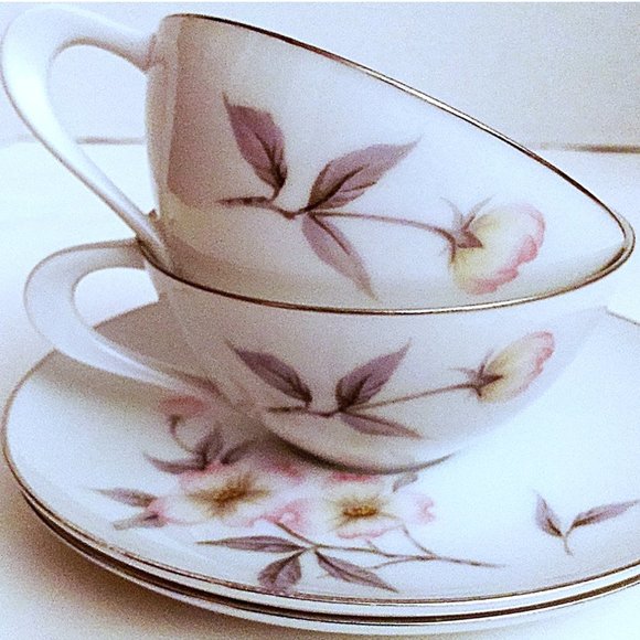 Sango | Dining | 6 Vintage Sango Dogwood Teacups Coffee Cups | Poshmark